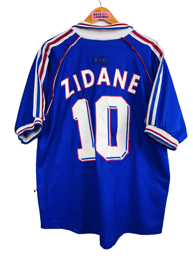 Maillot vintage 1998 - France - Zidane #10 (XL) - Back To The Football