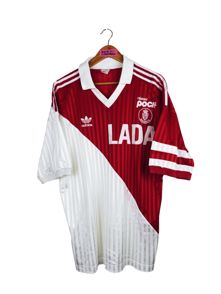 Maillot vintage 1990 / 1991 - AS Monaco (L) - Back To The Football
