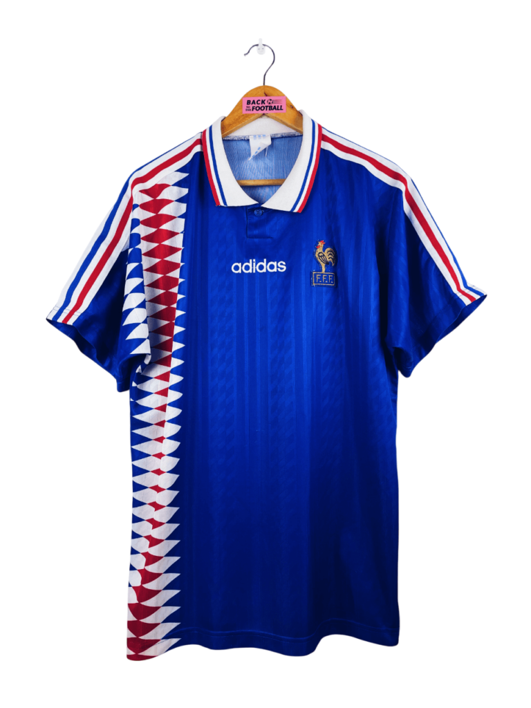 Maillot vintage 1994 - maillot domicile Equipe de France (L) - Back To ...