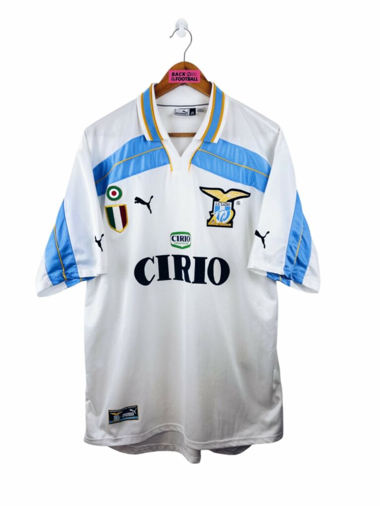 Maillot vintage Centenaire Lazio Rome 1999/2000 (XL) - Back To The Football